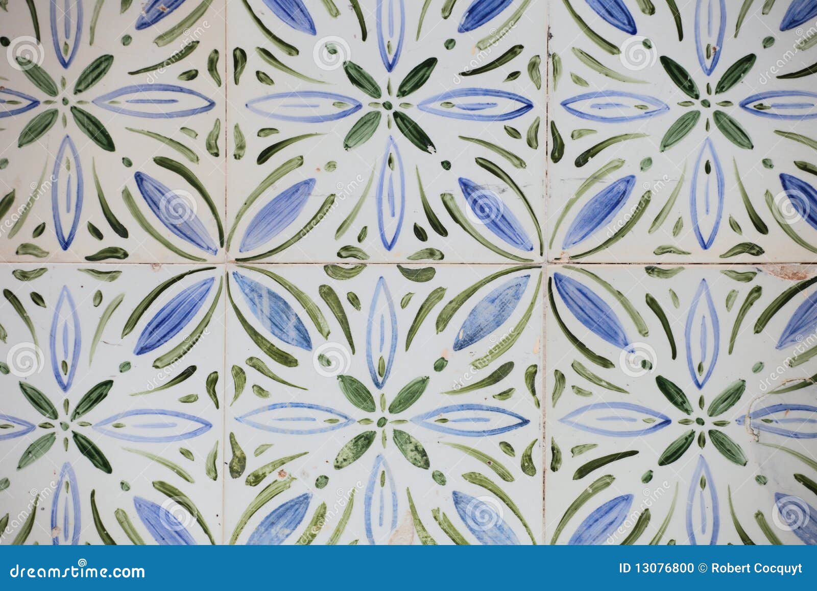 Faded Tiles stock photo. Image of ceramic, blue, tile - 13076800