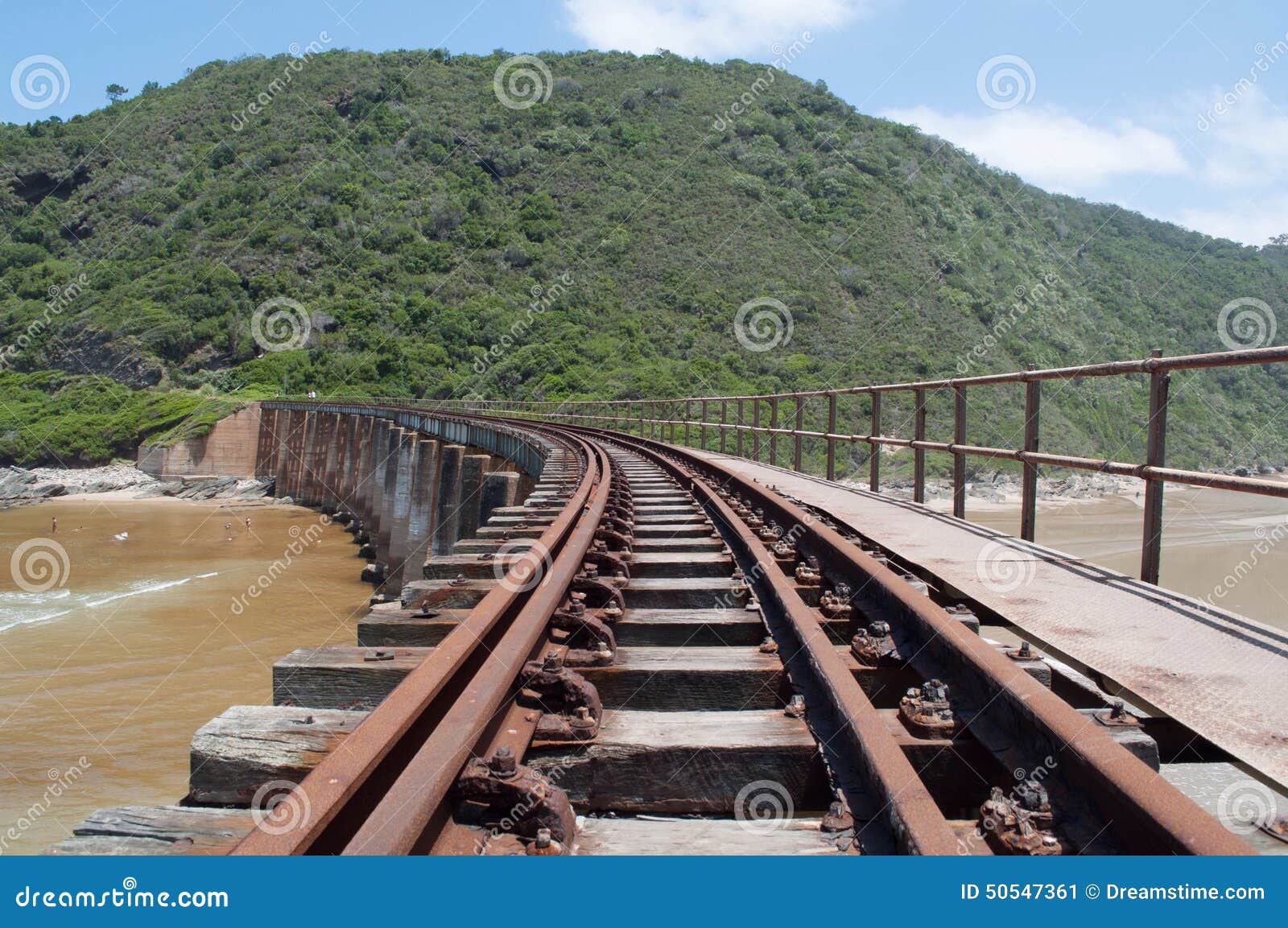 Faded train tracks stock image. Image of bridge, train - 50547361