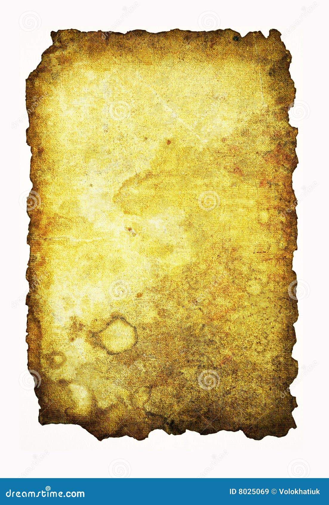 Faded Yellow Parchment Paper Stock Image - Image of textured, abstract ...