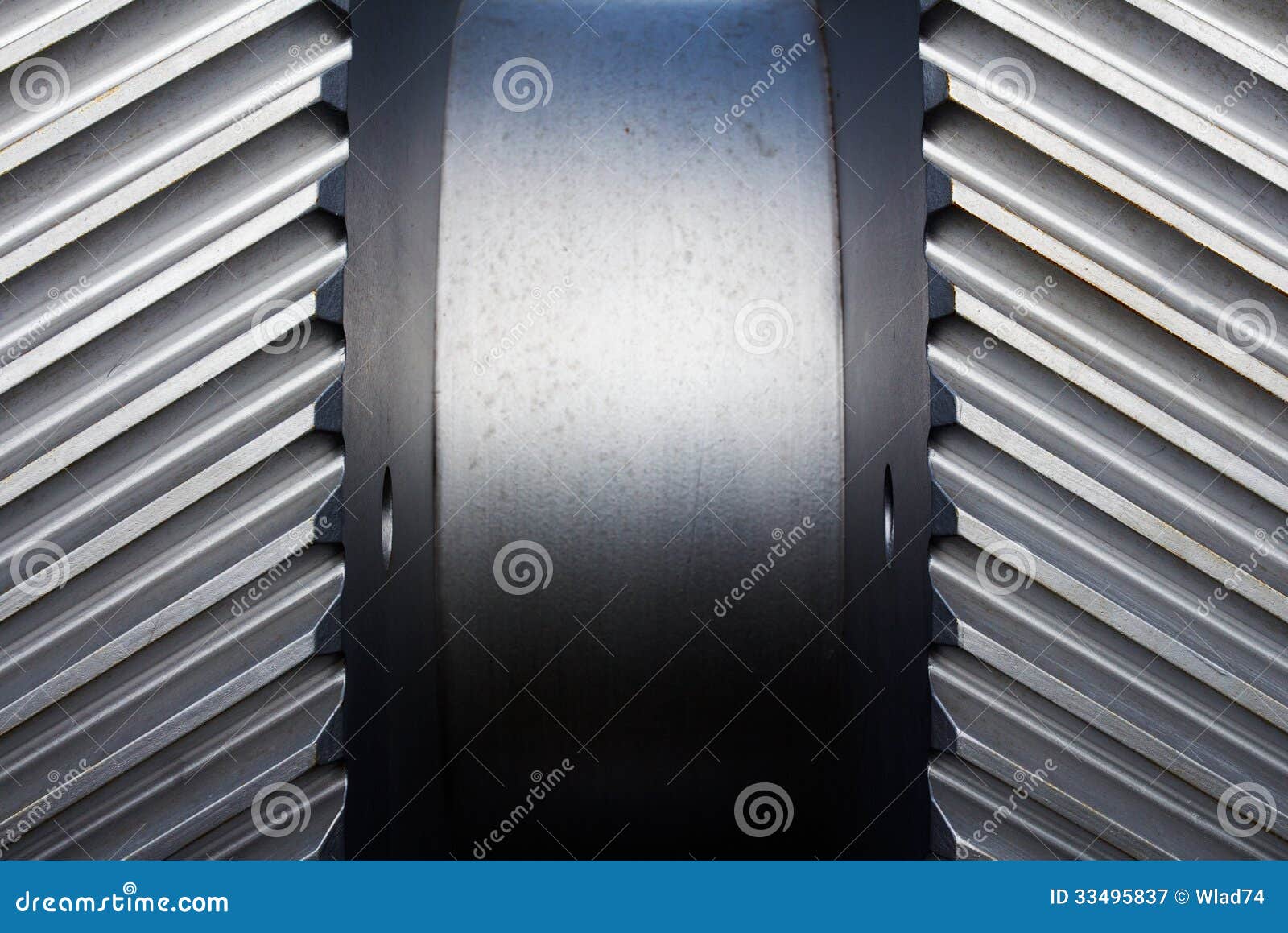 Thread Des Zahnradabschlusses Oben Stockbild - Bild von gang, zahnrad ...