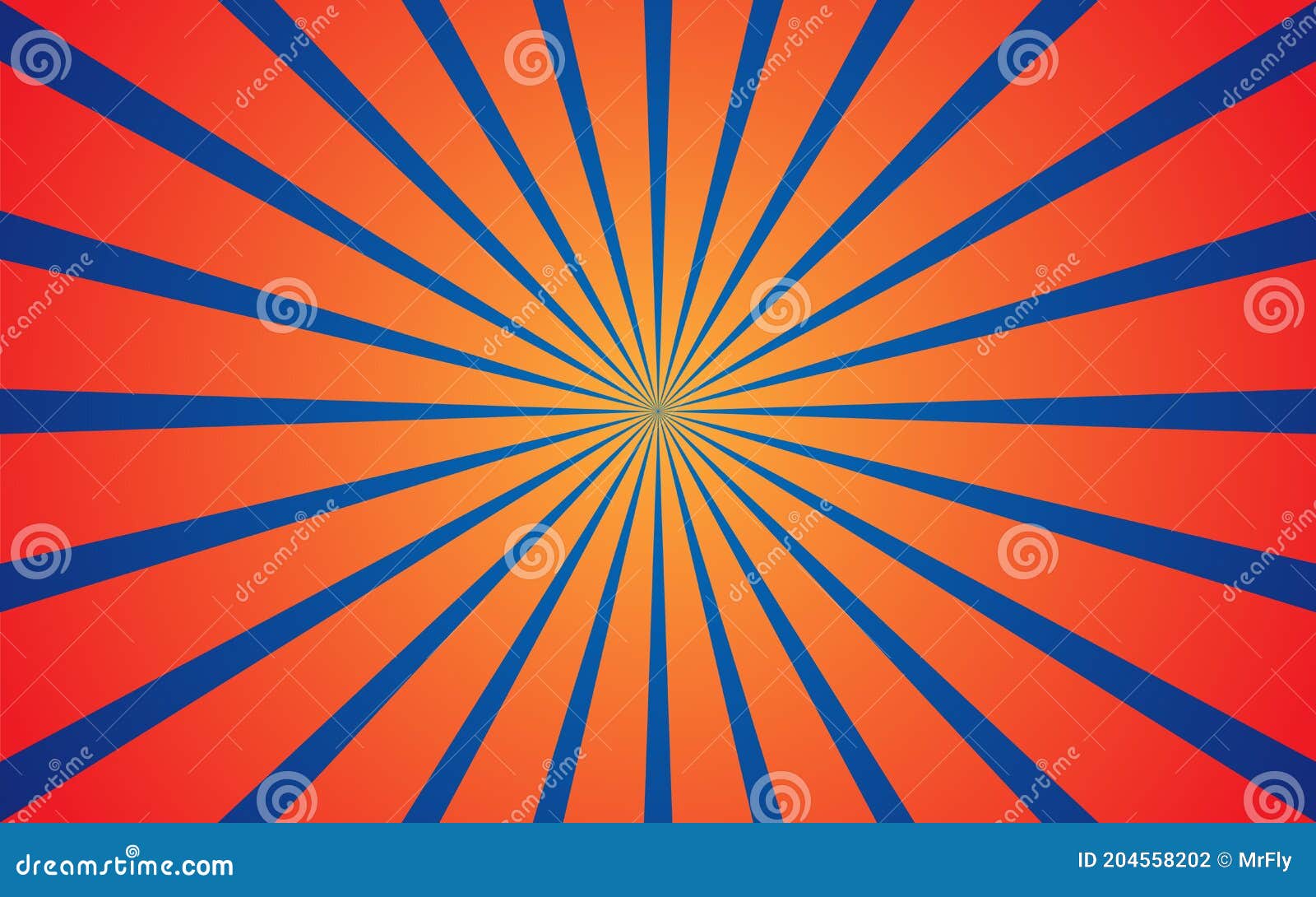 Bright Colourful Fading Background with Light Rays, Vector Illustration ...