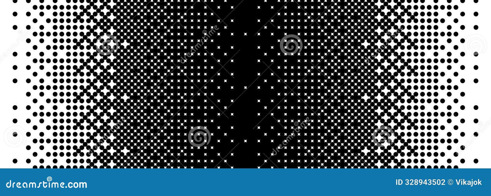 Fading Bitmap Gradient Texture. Black And White Dither Pattern ...