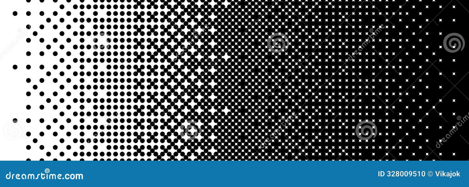 Fading Bitmap Gradient Texture. Black And White Dither Pattern ...