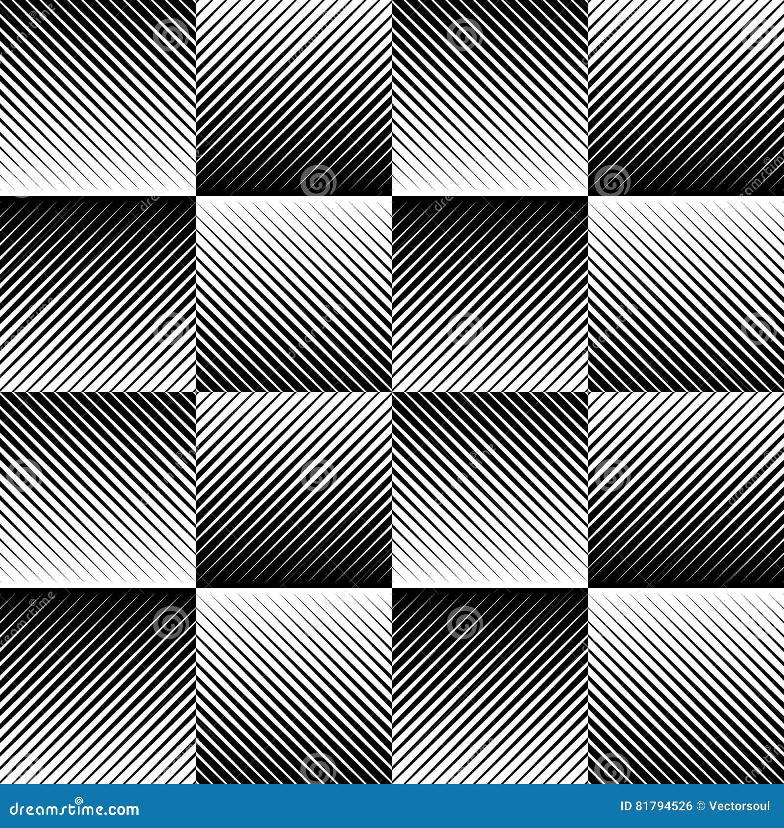 Fading Mosaic of Squares. Vanishing Pattern in Perspective Stock Vector ...