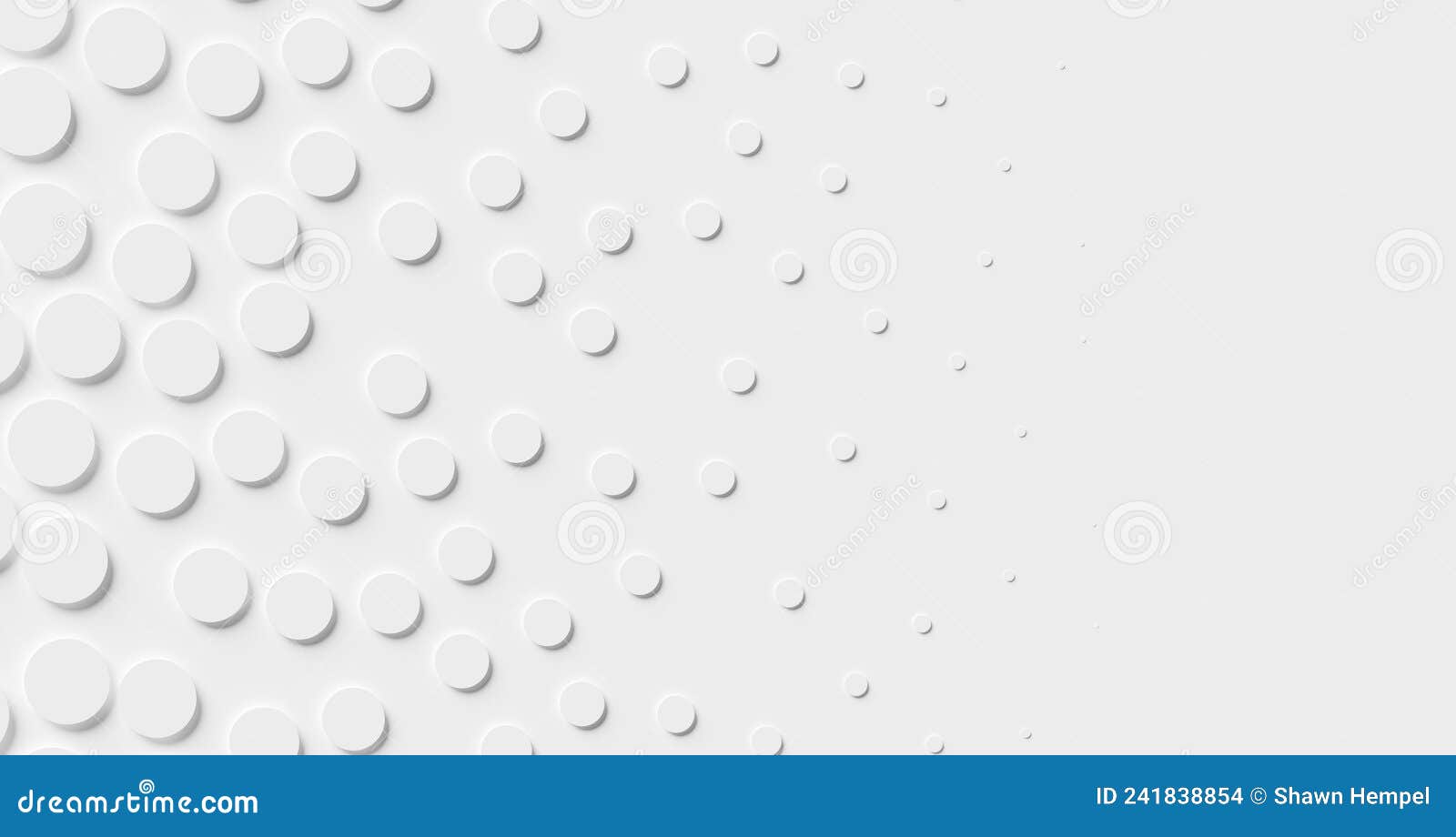 Fading Out Random Moved White Circle or Cylinder Background Wallpaper ...