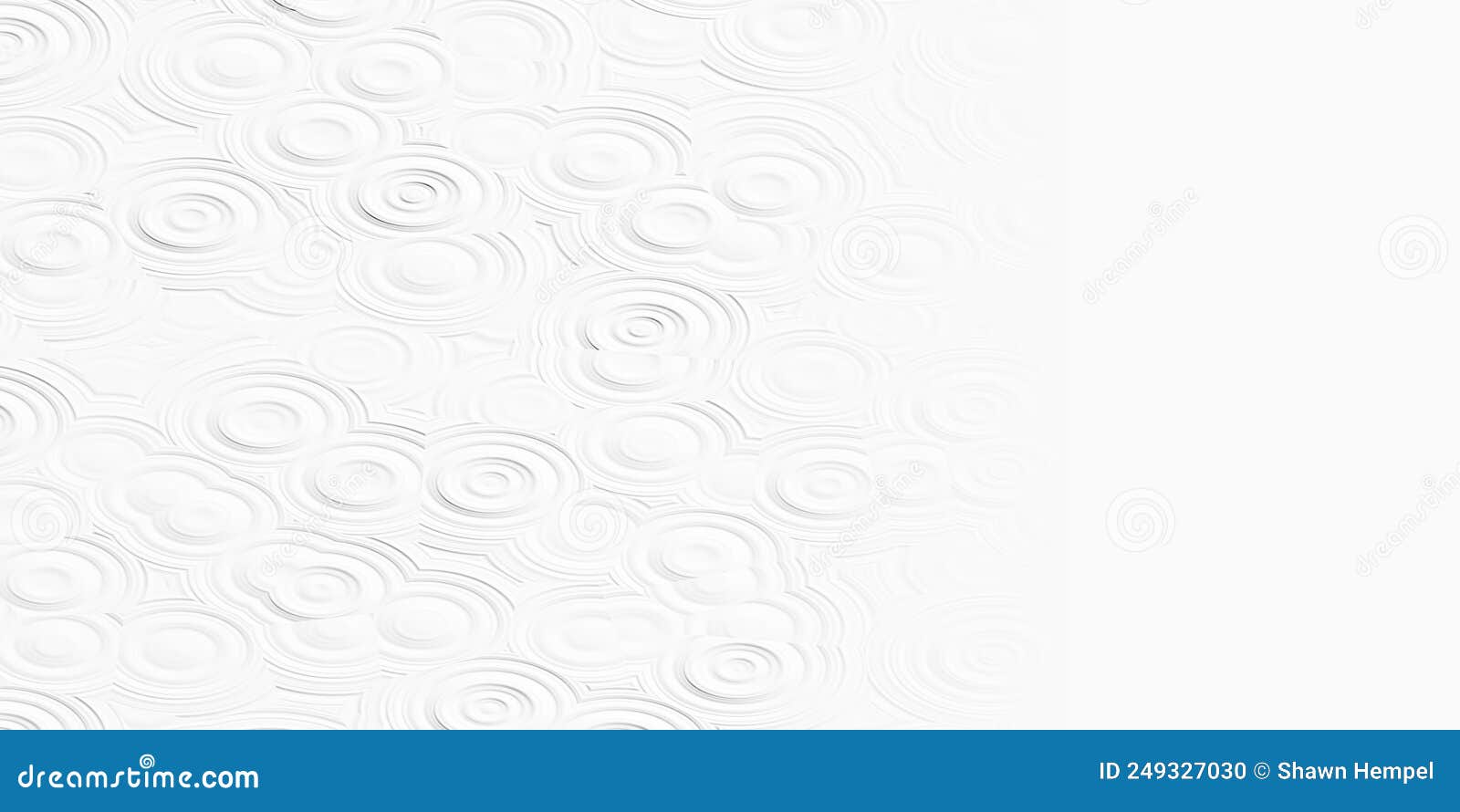 Fading Out Random Placed White Wave Circles Background Wallpaper Banner ...