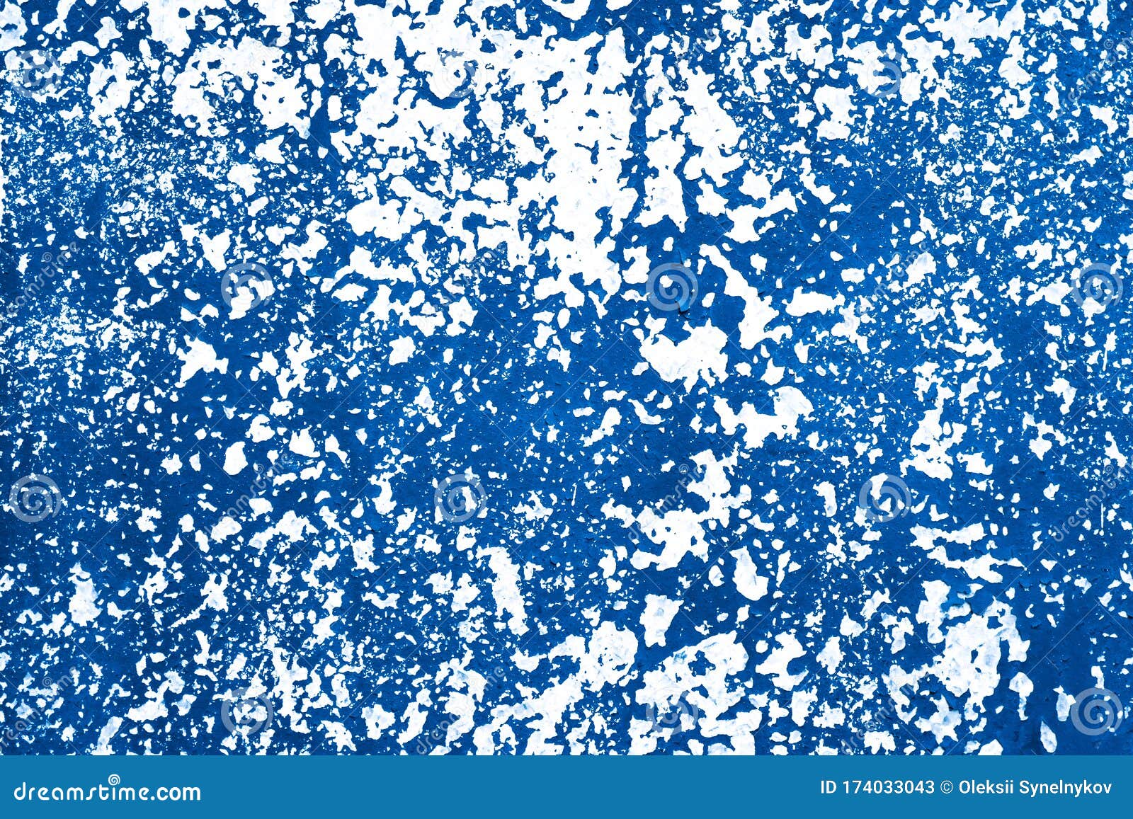 Fading Pattern. Blue and White Background. Licked Paint Background. for ...