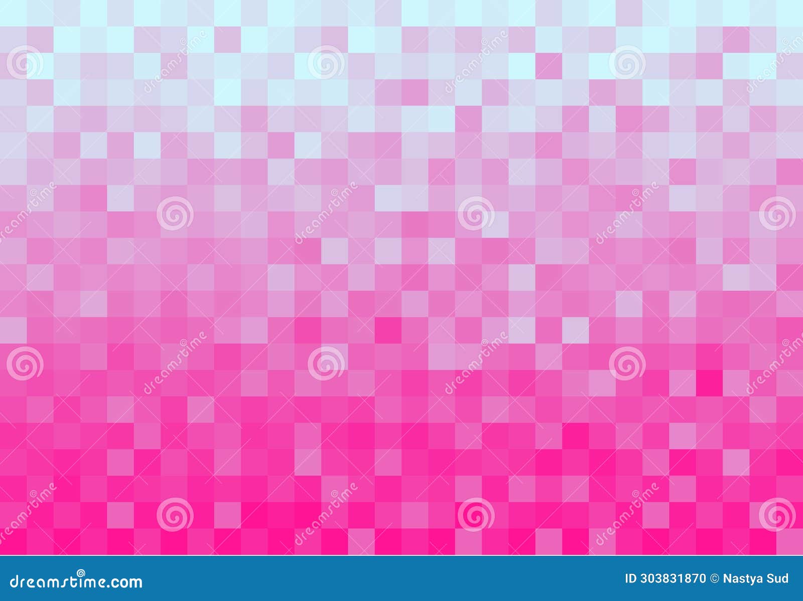 Fading Pixel Pattern. Pink Gradient Mosaic Background. Vector ...