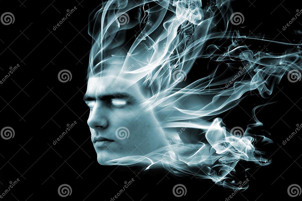Fading in smoke stock image. Image of design, isolated - 8942685