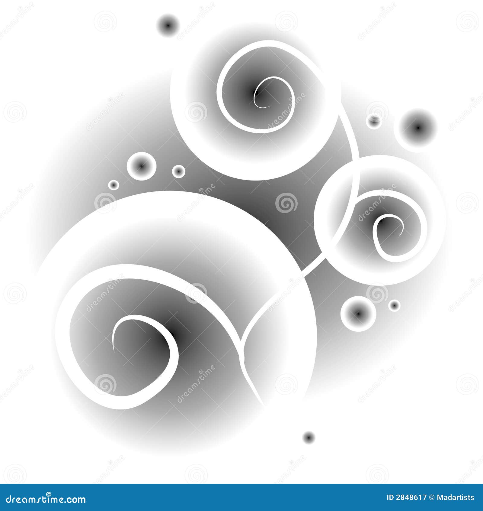 Fading Swirls Circle Texture Stock Illustration - Illustration of ...