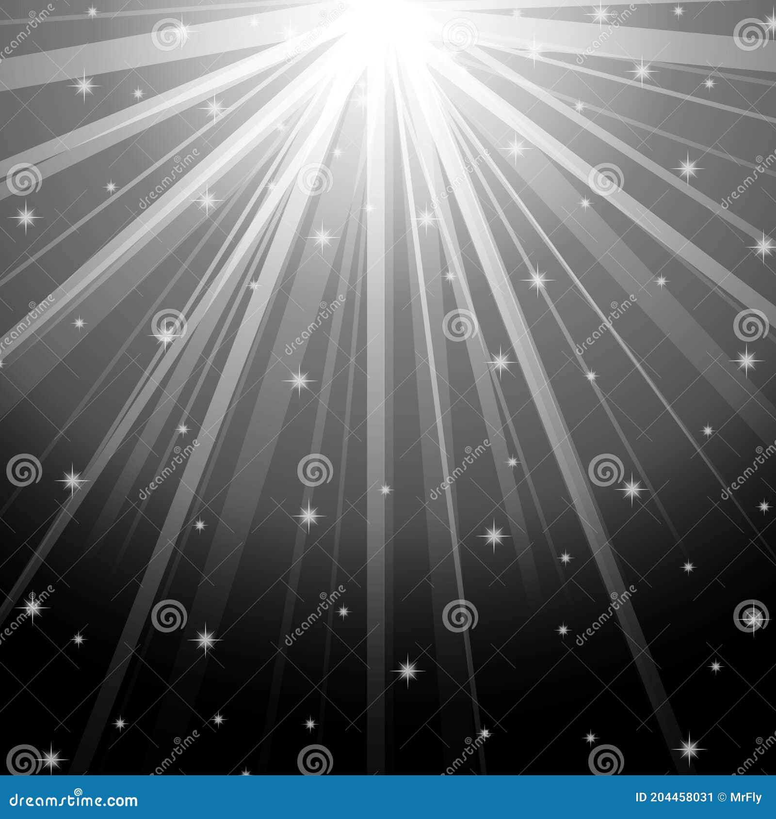 Magic Dark Fading Background, Vector Illustration Stock Vector ...