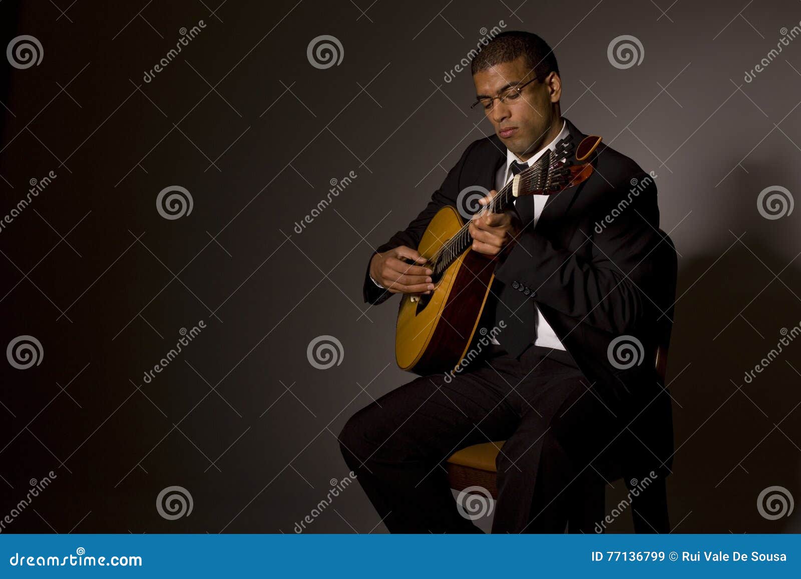 Fado musician stock image. Image of fado, guitar, performer - 77136799