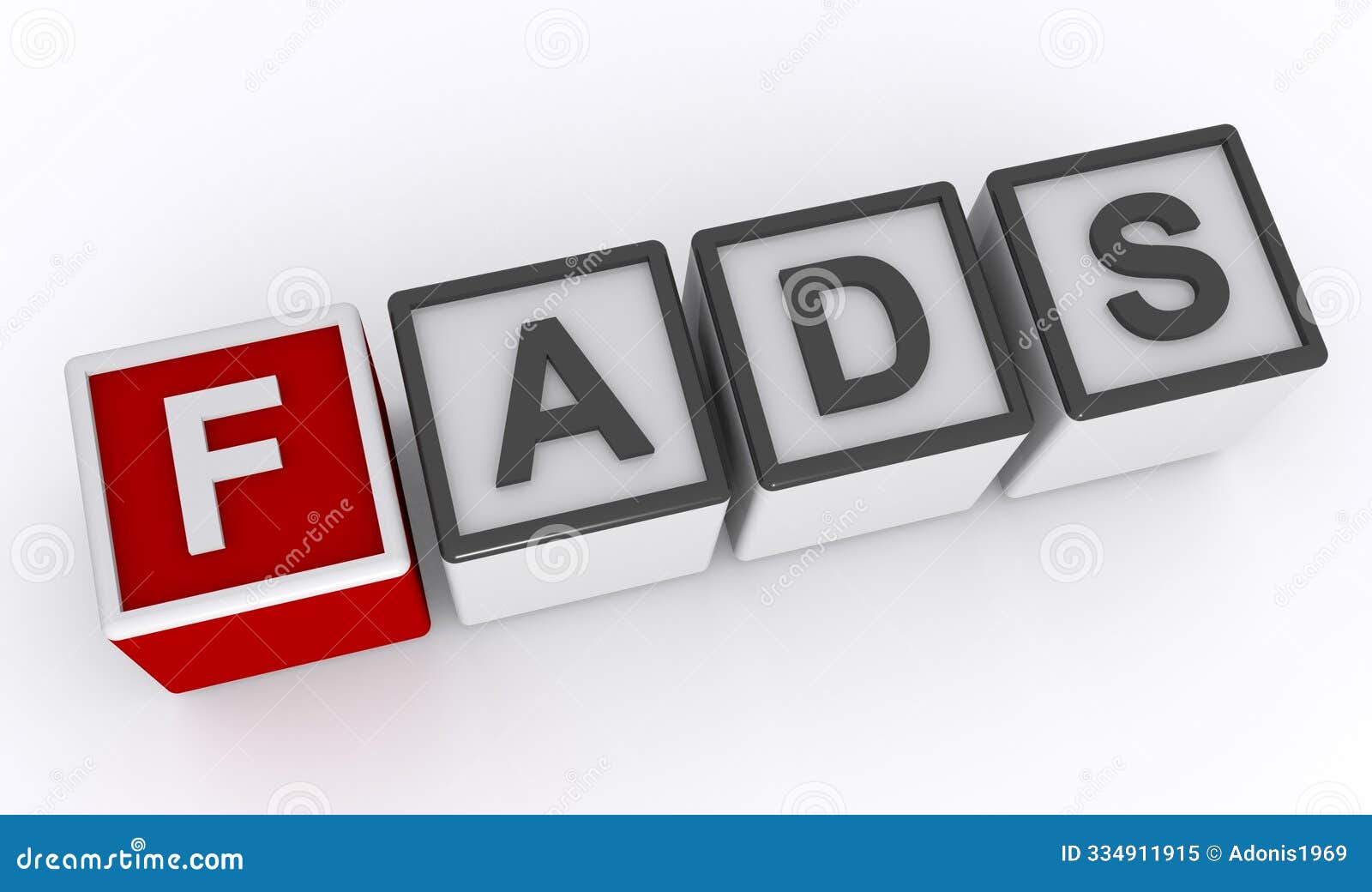 Fads word block on white stock image. Image of craze - 334911915