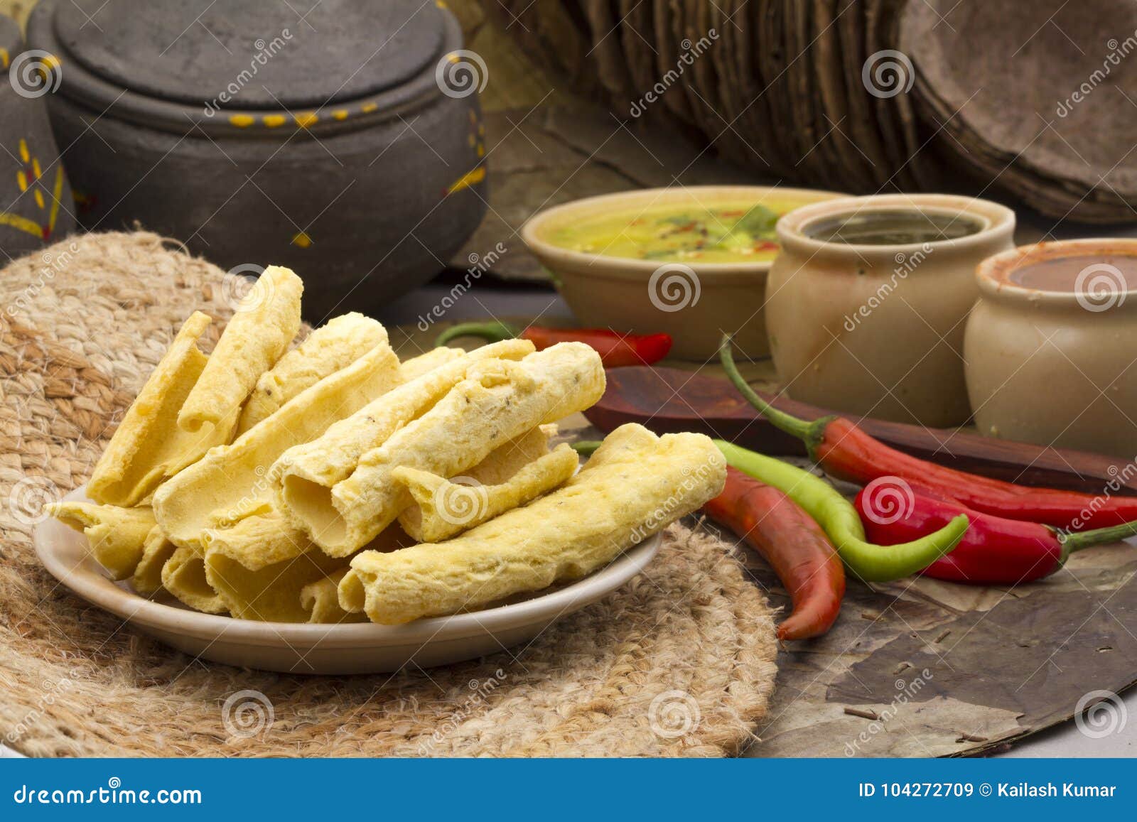 Fafda Food stock image. Image of fafada, cuisine, masala - 104272709