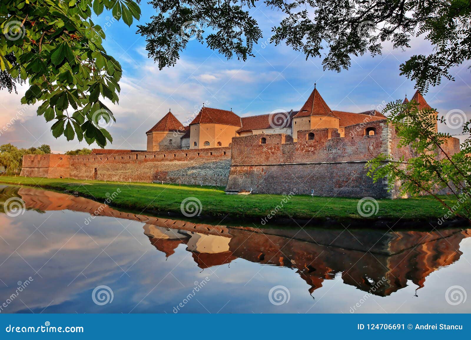 Fagaras Fortress in Romania Stock Image - Image of architecture ...