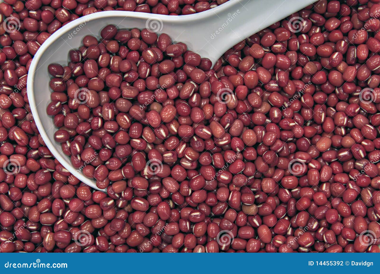 Fagioli Rossi Con La Paletta Fotografia Stock - Immagine di utensili ...