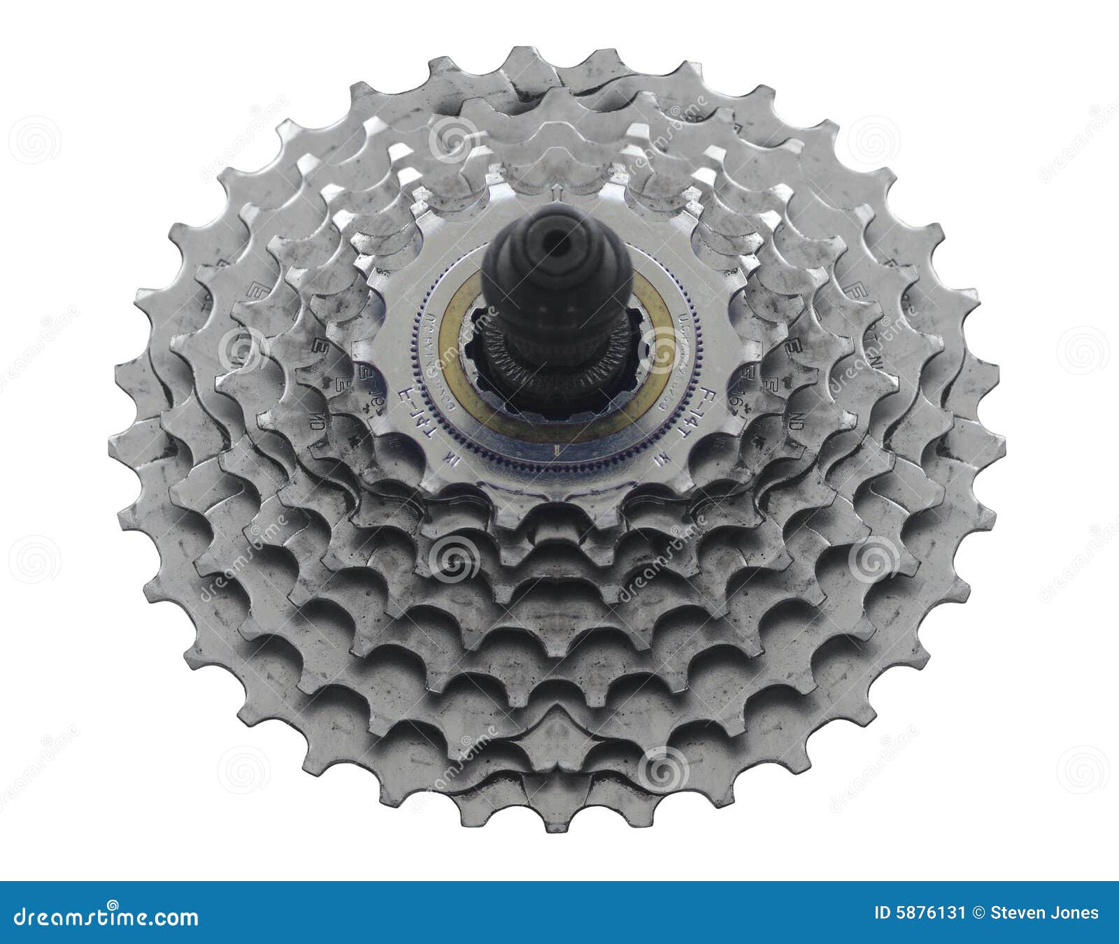 Fahrrad-Kettenrad stockbild. Bild von industriell, gang - 5876131