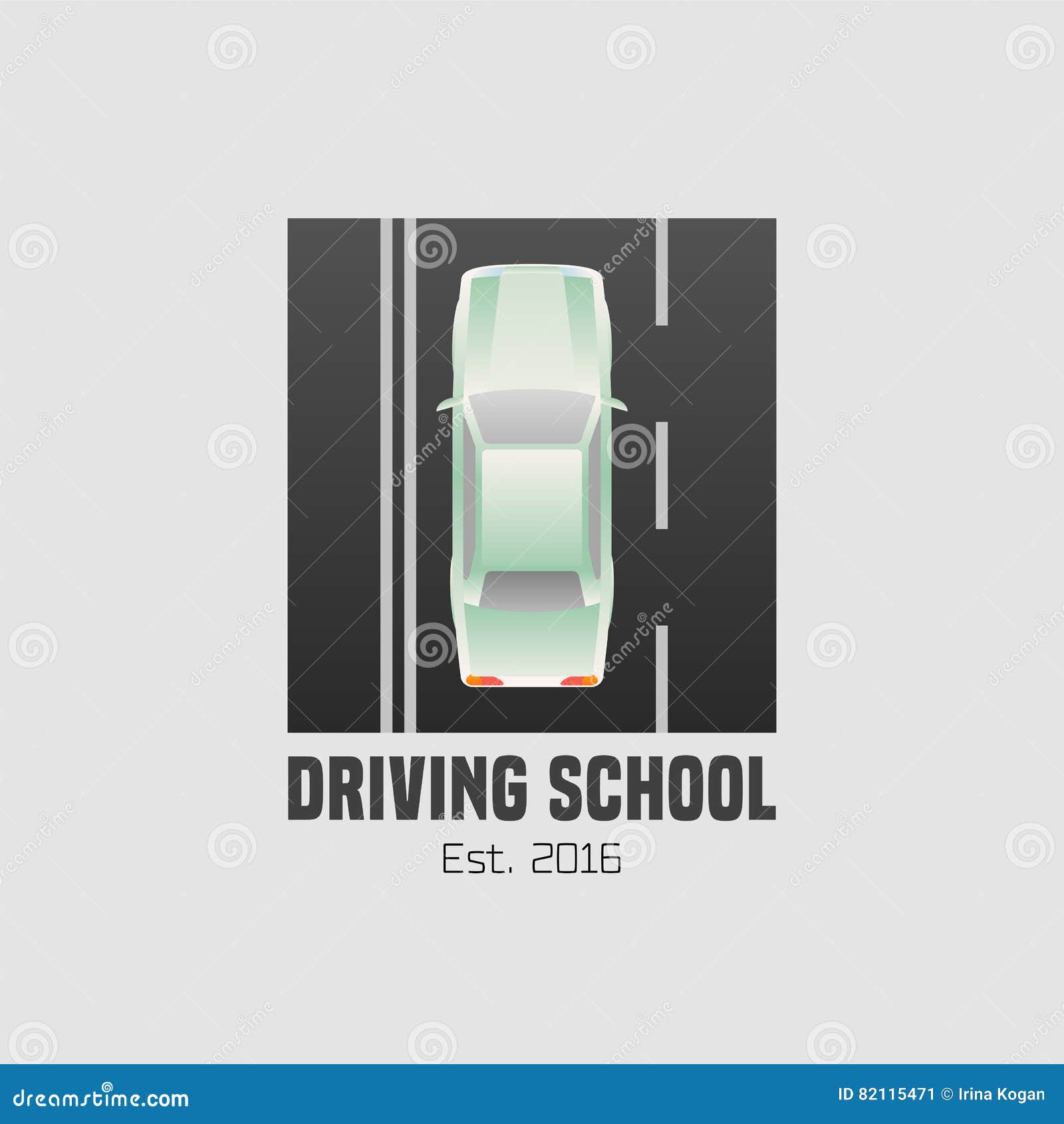 Fahrschule Vector Logo, Zeichen, Symbol, Emblem Vektor Abbildung ...