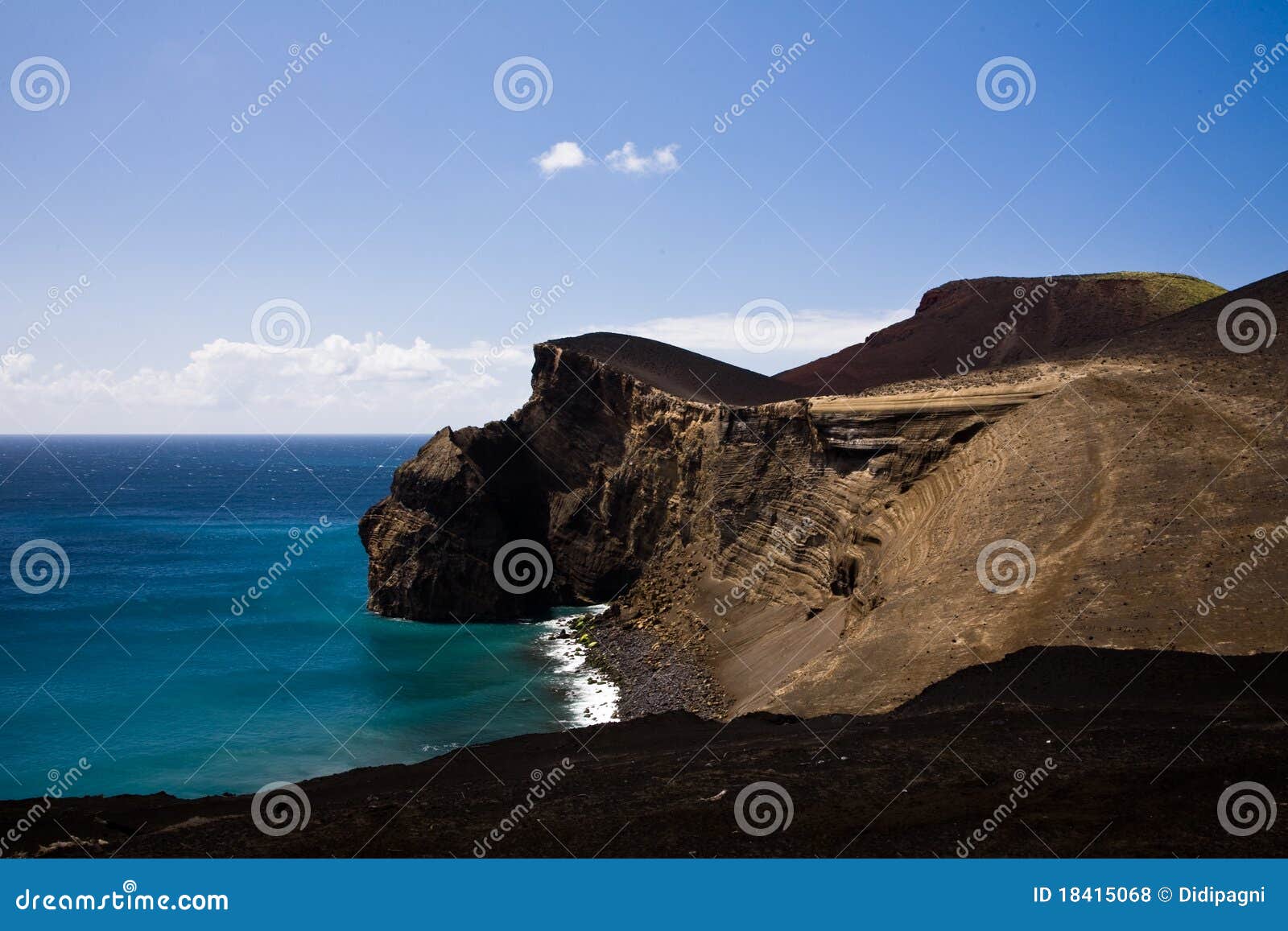 Faial stock photo. Image of vegetation, mountains, vulcan - 18415068