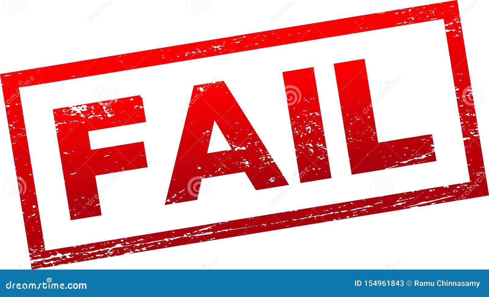 Fail stamp stock vector. Illustration of examination - 154961843