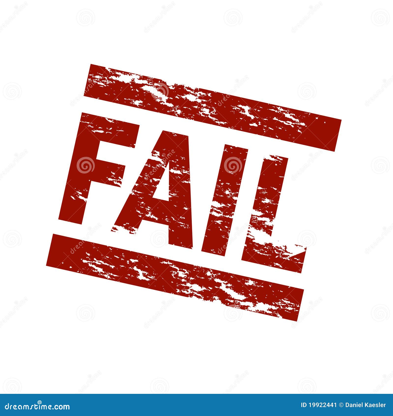 Fail stock vector. Illustration of vector, concept, stamp - 19922441