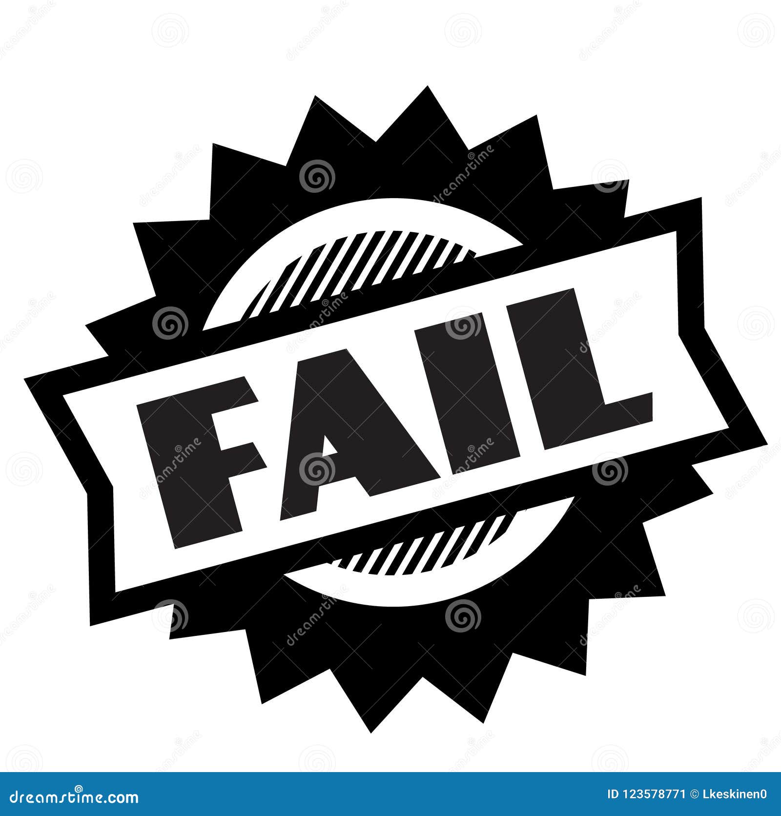 Fail Black Stamp Vector Illustration | CartoonDealer.com #124300142
