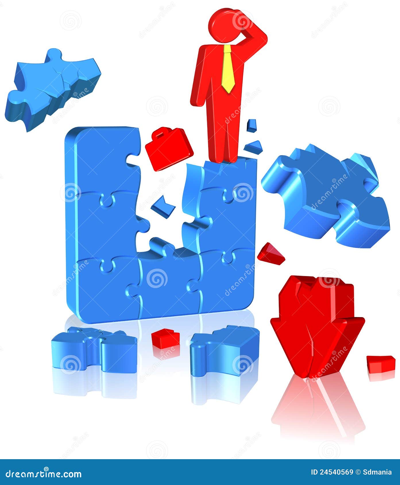 Fail Businessman stock illustration. Illustration of negativity - 24540569