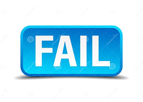 Fail button stock vector. Illustration of background - 121047016