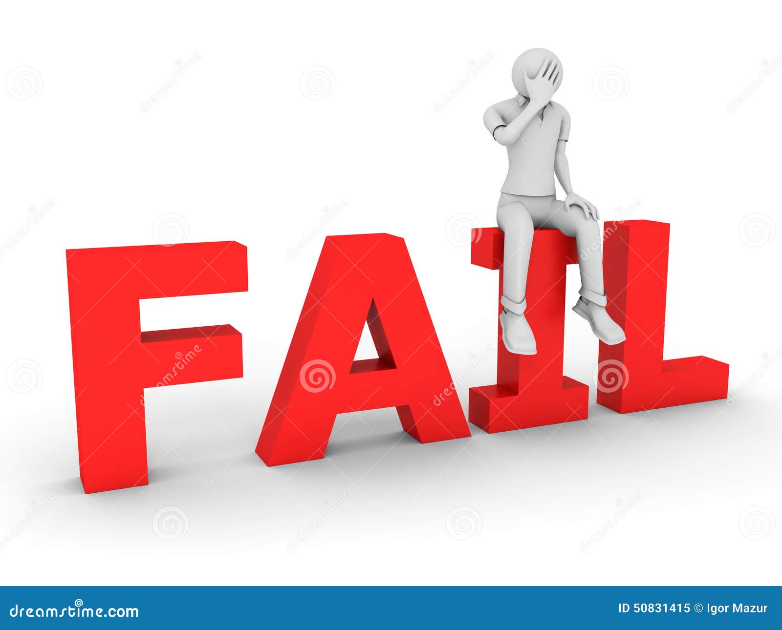Fail stock illustration. Illustration of looser, sign - 50831415