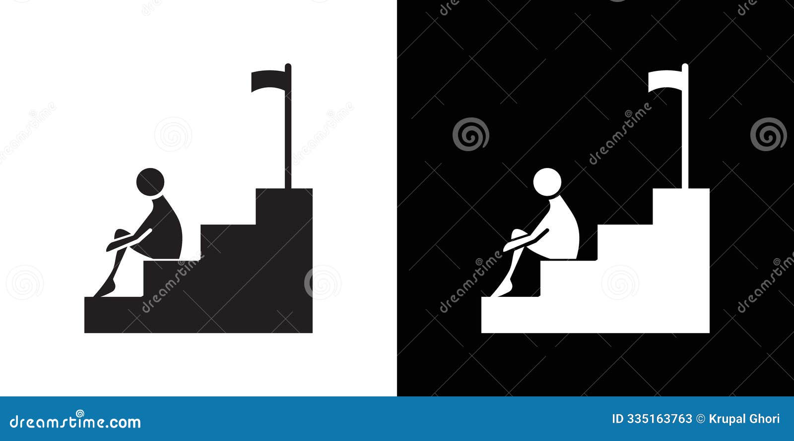 Fail or Failure Icon Thin Line Flat Illustration Stock Vector ...