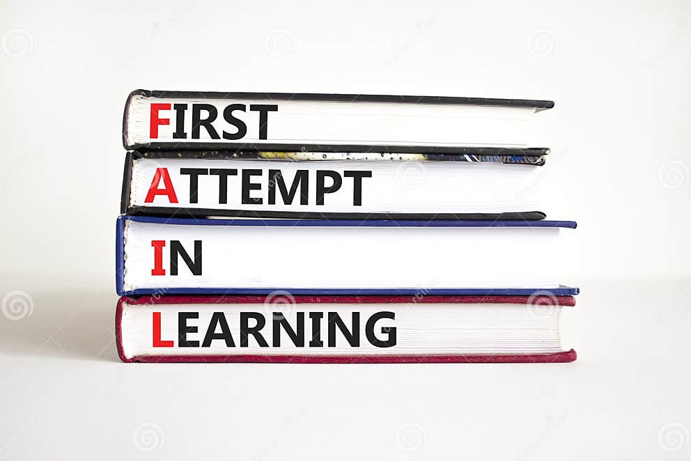 FAIL First Attempt in Learning Symbol. Books with Words FAIL First ...
