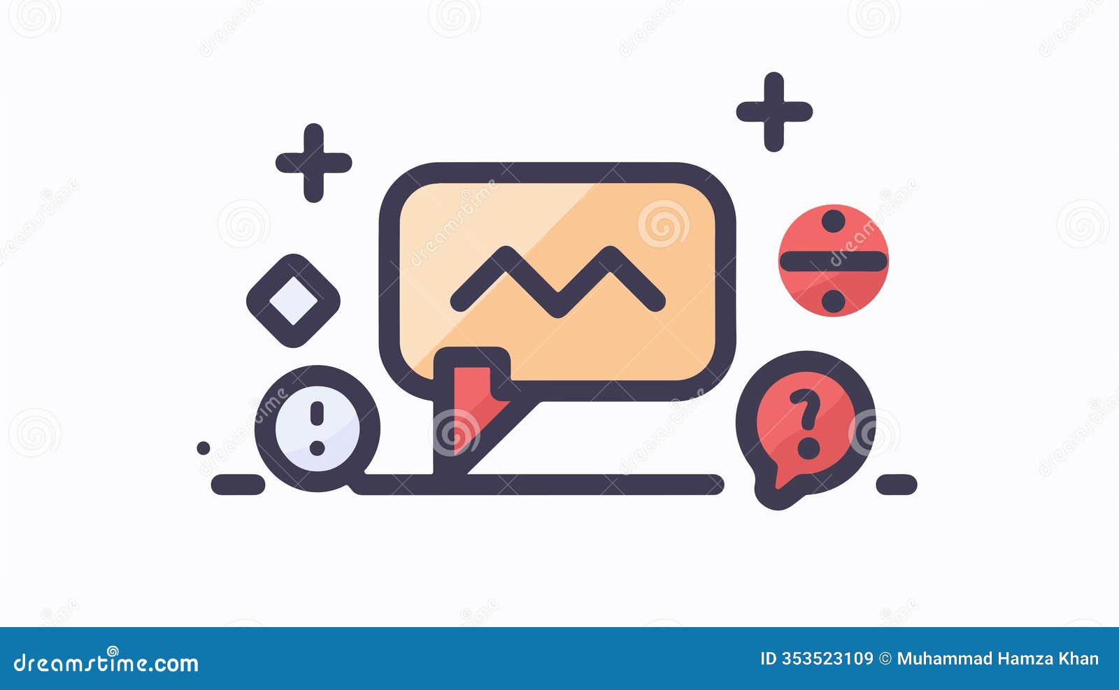 Communication Failure Message Icon for Visual Media Design Projects ...