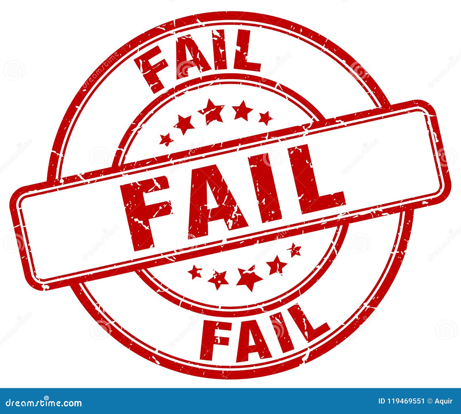 Fail red stamp stock vector. Illustration of vintage - 119469551