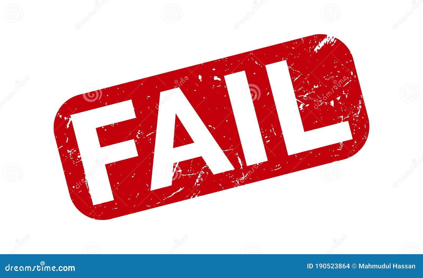 Fail Rubber Stamp. Red Fail Rubber Grunge Stamp Seal Vector ...