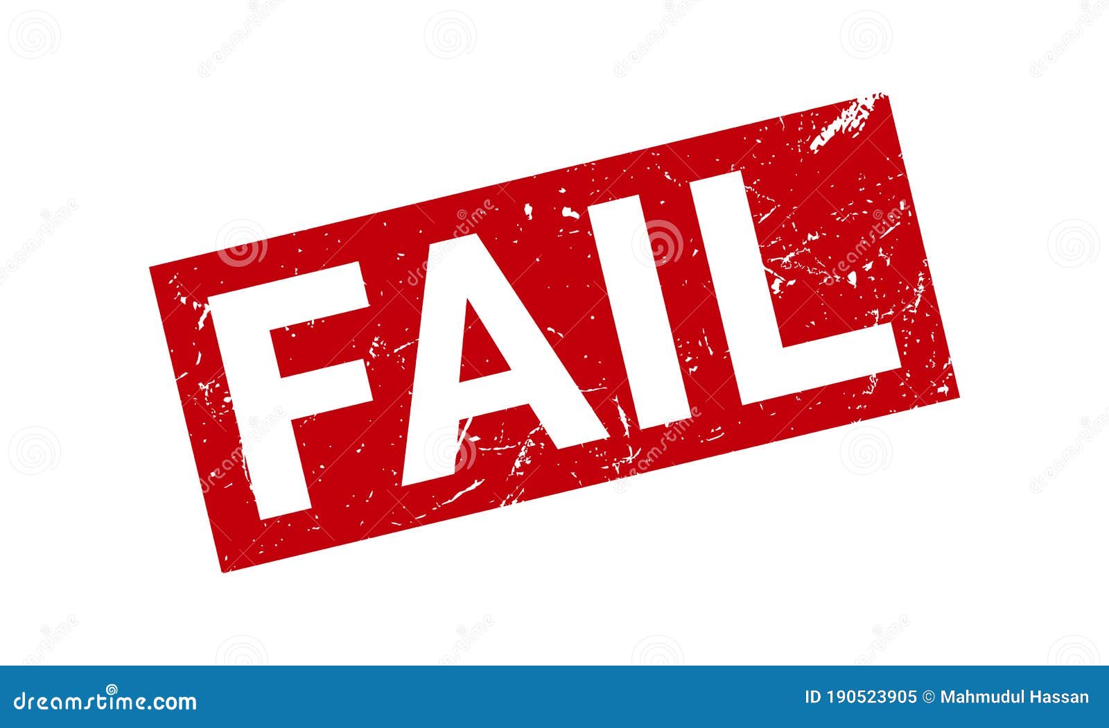 Fail Rubber Stamp. Red Fail Rubber Grunge Stamp Seal Vector ...