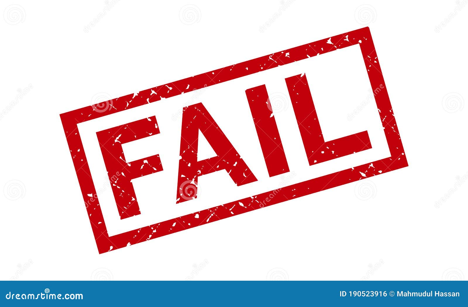 Fail Rubber Stamp. Red Fail Rubber Grunge Stamp Seal Vector ...