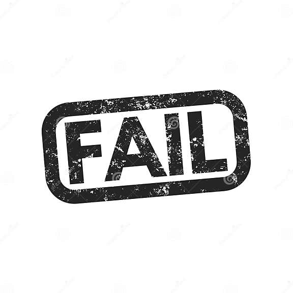 Fail - - Rubber Stamp - Vector Illustration Stock Illustration ...