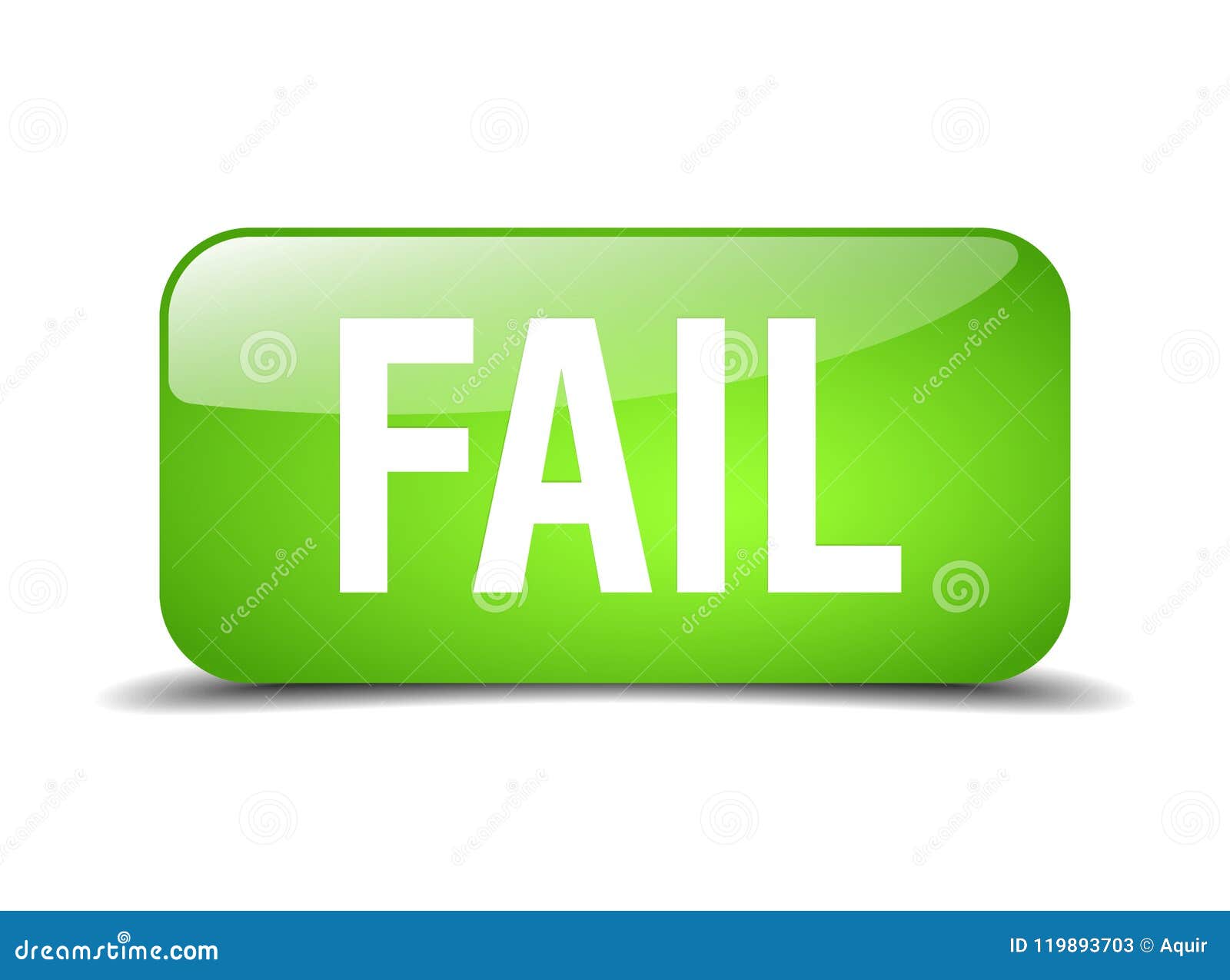 Fail button stock vector. Illustration of element, note - 119893703