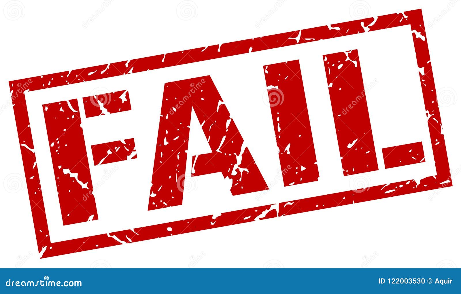 Fail stamp stock vector. Illustration of badge, label - 122003530