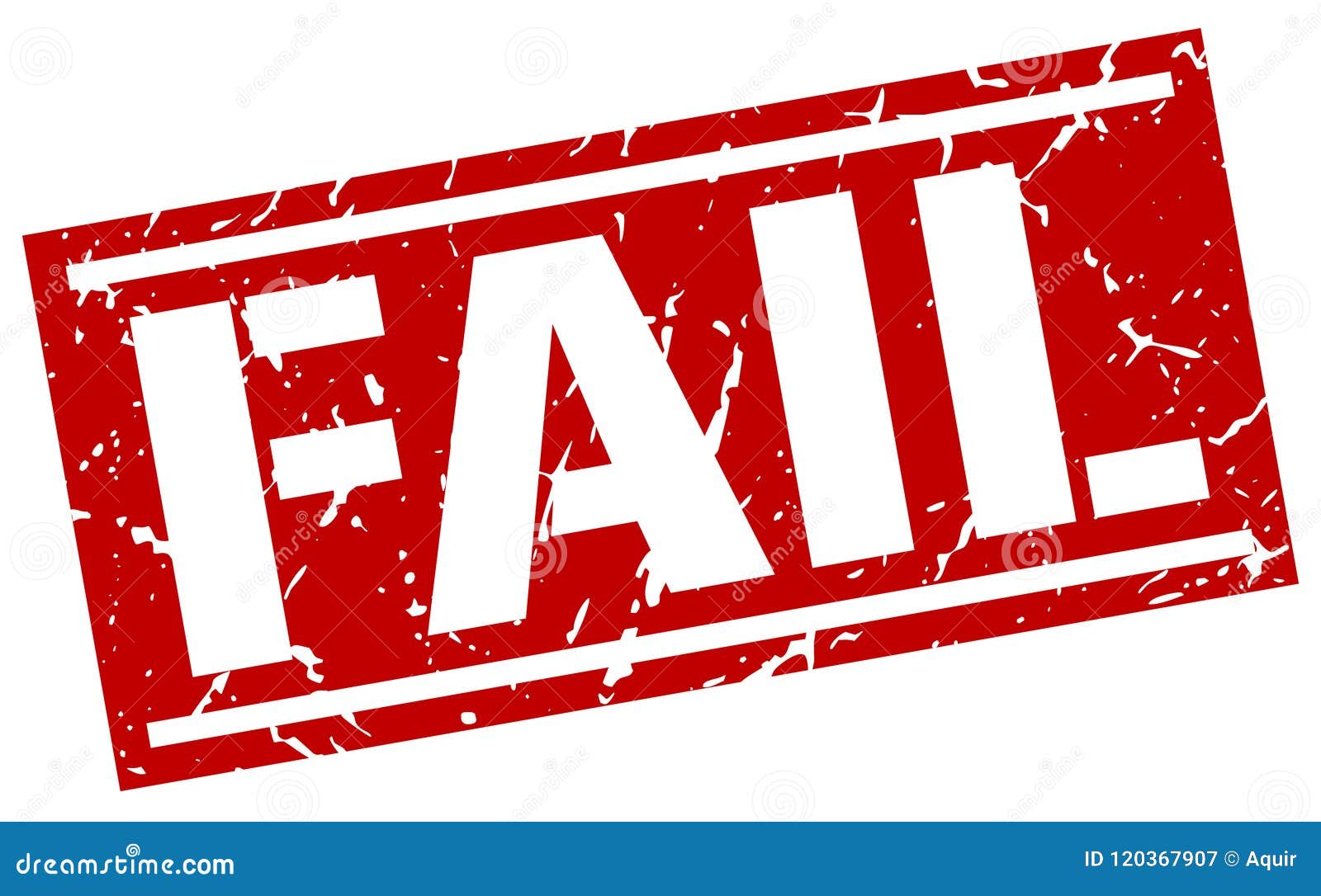 Fail stamp stock vector. Illustration of white, grunge - 120367907