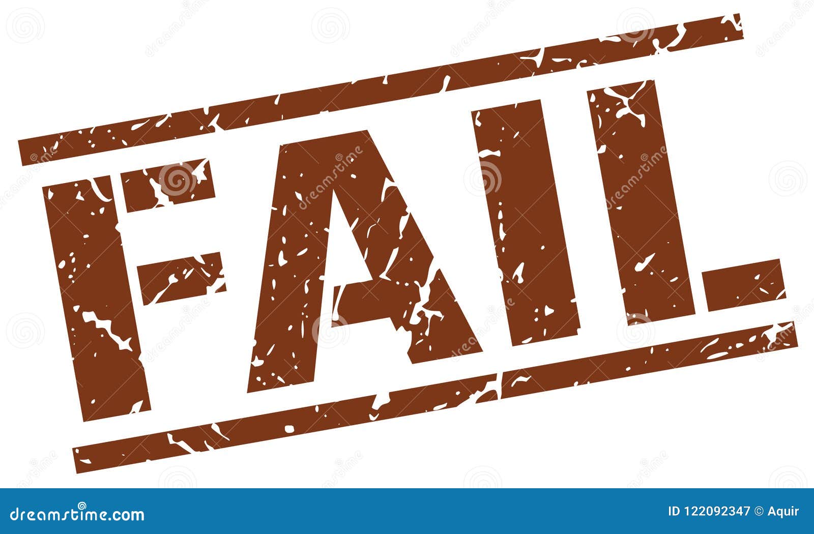 Fail stamp stock vector. Illustration of badge, stamp - 122092347