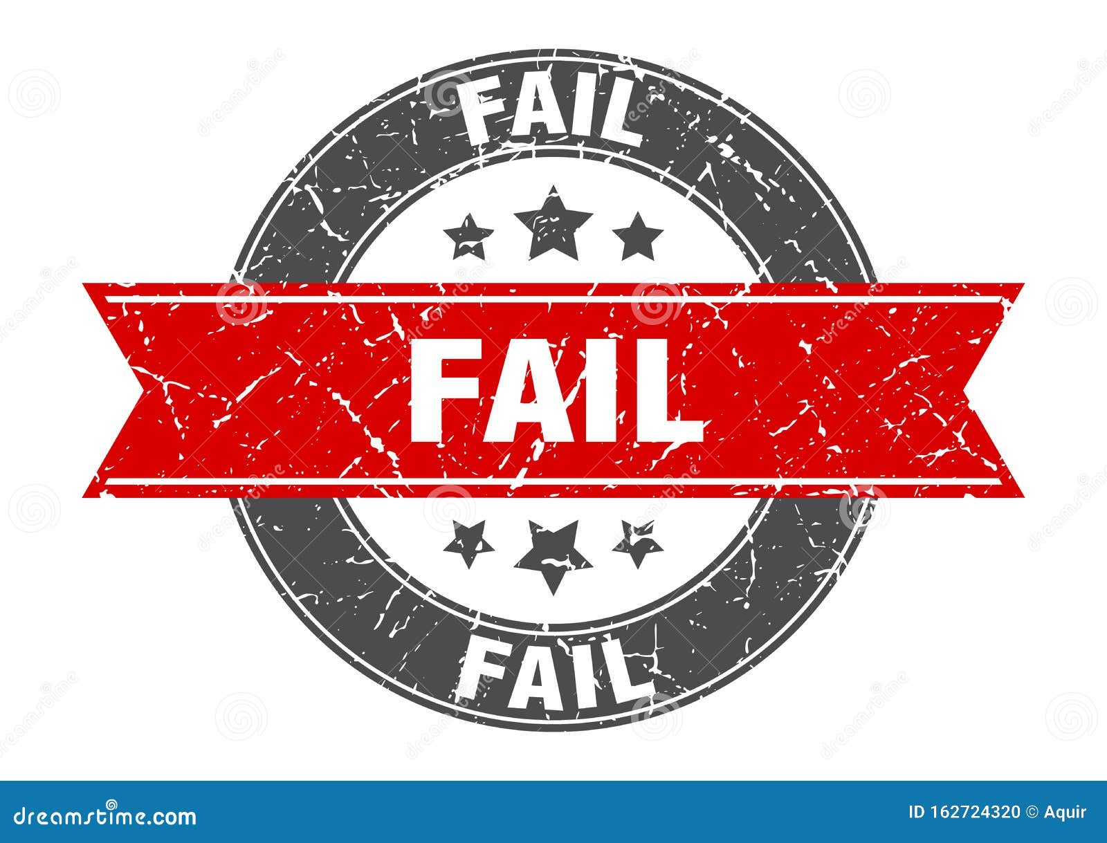 Fail stamp stock vector. Illustration of vector, vintage - 162724320