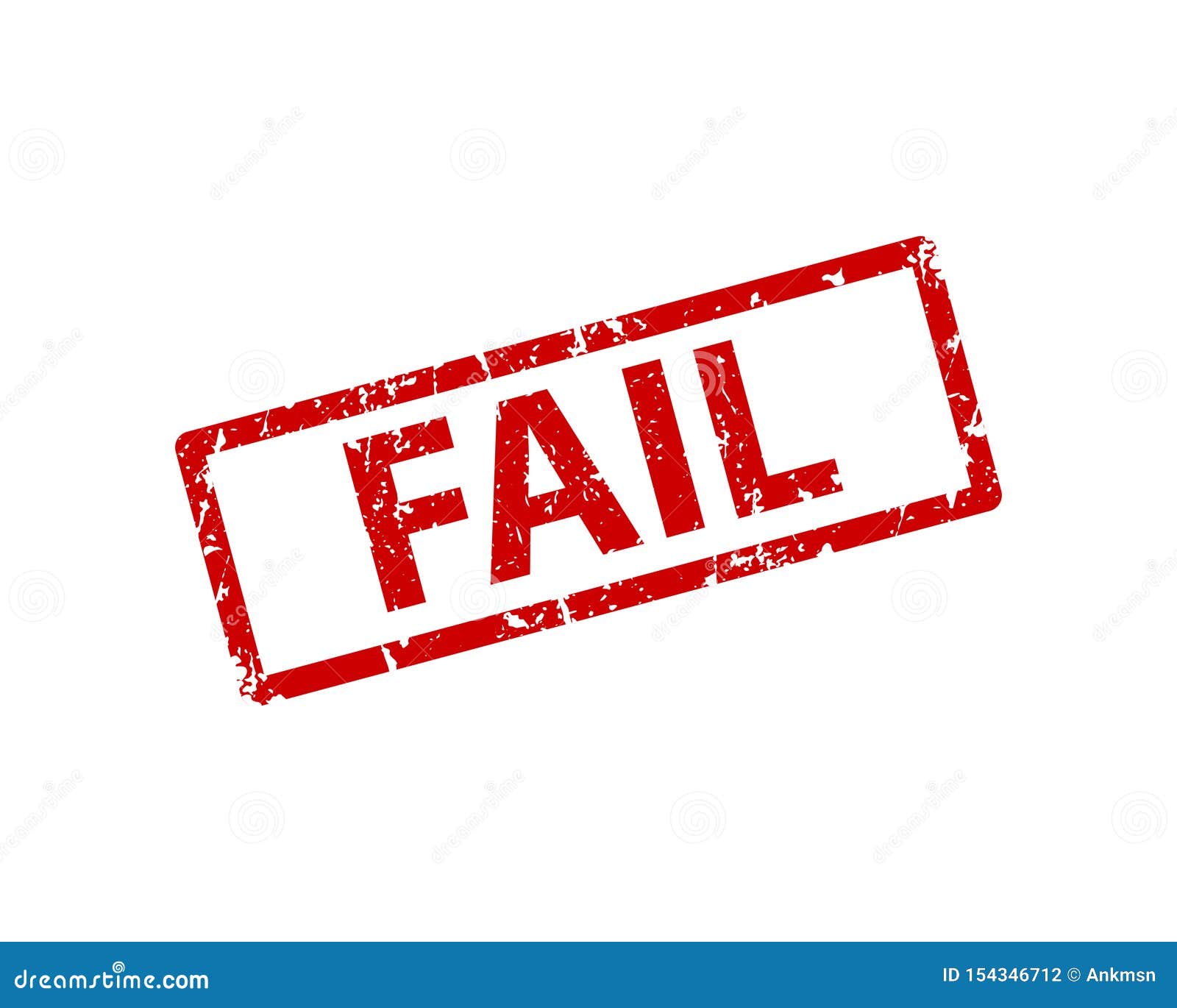 Fail Stamp Vector Texture. Rubber Cliche Imprint. Web or Print Design ...