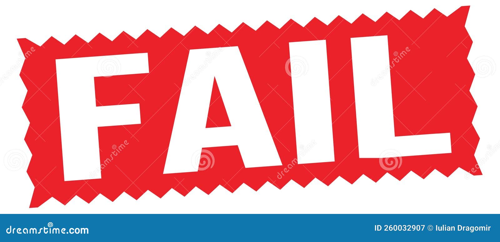 FAIL Text Written on Red Stamp Sign Stock Illustration - Illustration ...