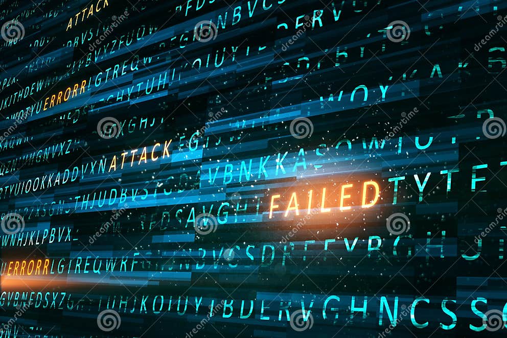 Failed attack backdrop stock photo. Image of message - 146038872