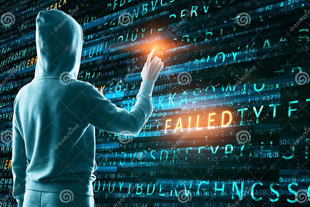 Failed attack background stock illustration. Illustration of internet ...