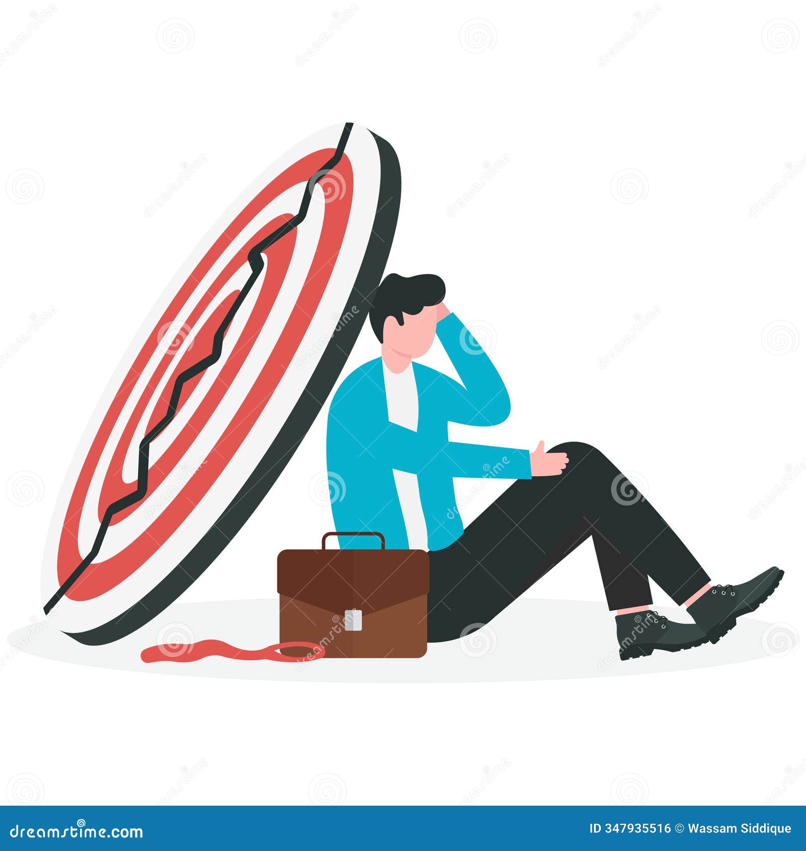 Missed The Target Stock Image | CartoonDealer.com #25862443