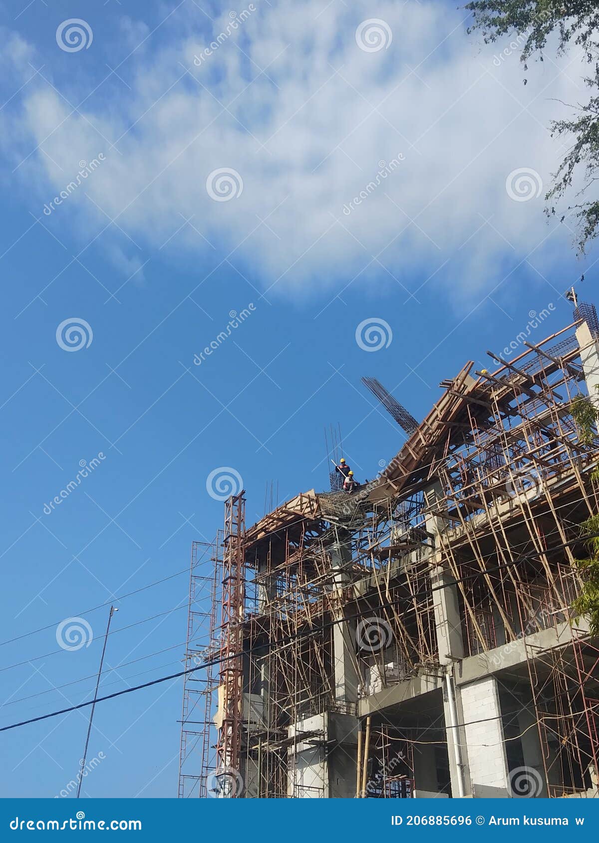 Failed Construction Building Stock Photo - Image of skyscraper ...