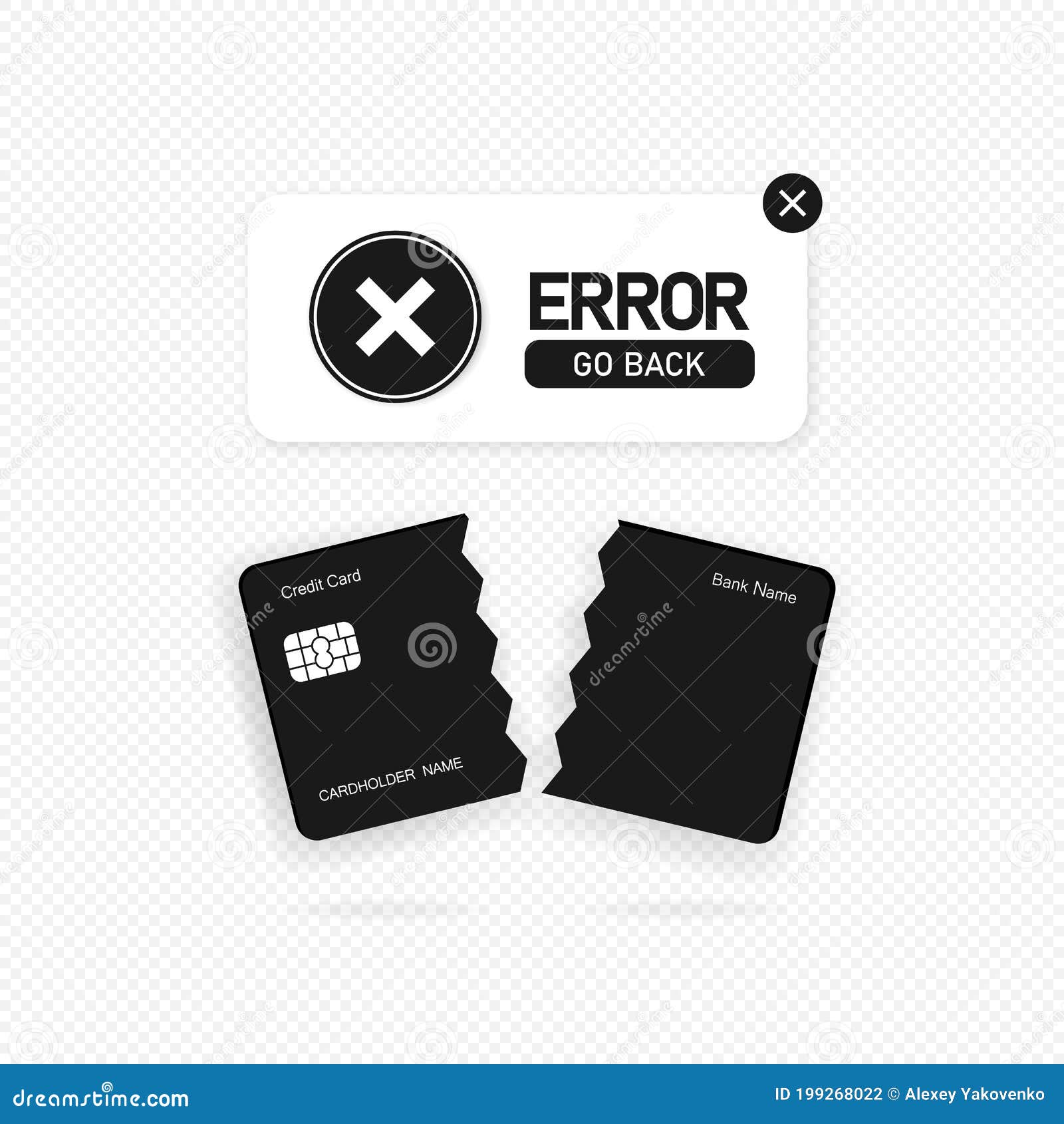 Failed Payment Banner. Declined Transaction, Invalid Purchase. Error ... Failed Payment Banner. Declined Transaction, Invalid Purchase. Error ...