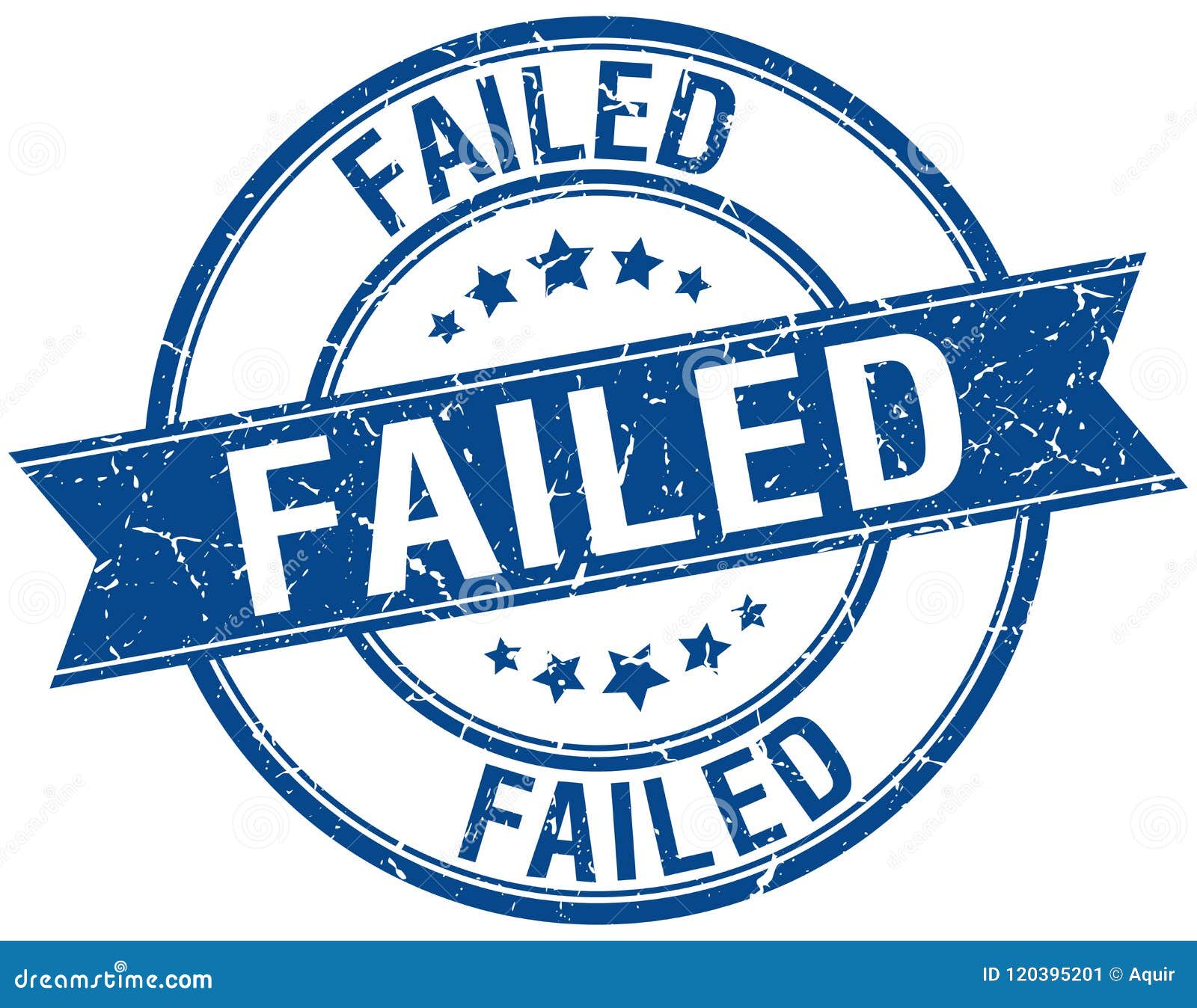 Failed stamp stock vector. Illustration of sticker, failed - 120395201